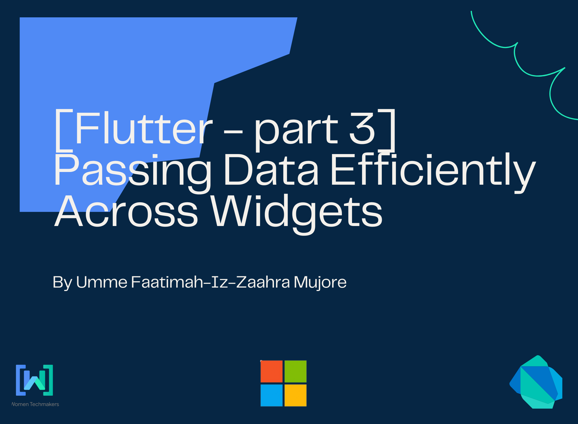 [Flutter - part 3] Passing Data Efficiently Across Widgets